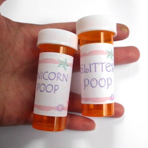 Custom Pill Bottle, Custom Label Pill Bottle, Glitter Pills, Gag Gift ...