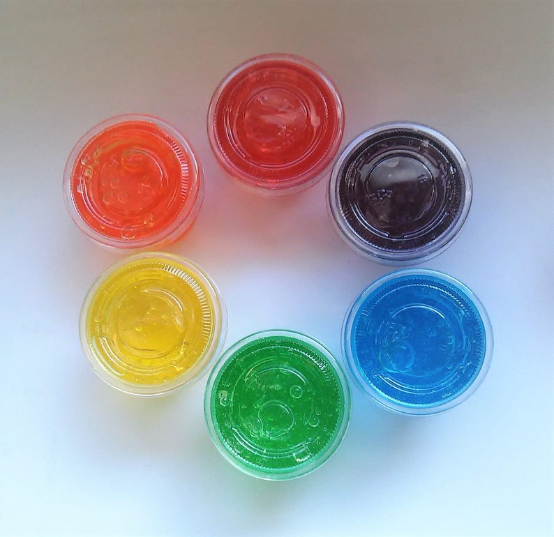 Clear Slime crystal slime colored you choose color translucent | Etsy