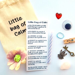 Little Bag of Calm, Small Thinking of You Gift, Anxiety Relief, Stress ...