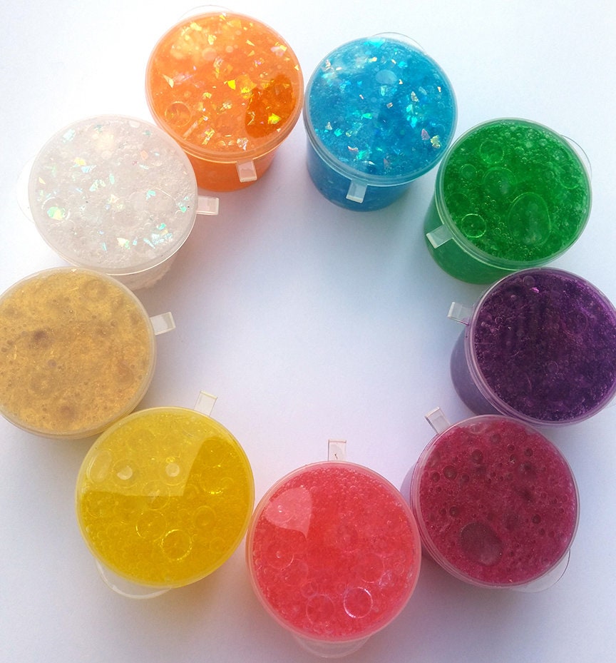 Fishbowl Slime Bundle Party Pack Slime Ice Rainbow Bundle Pack | Etsy