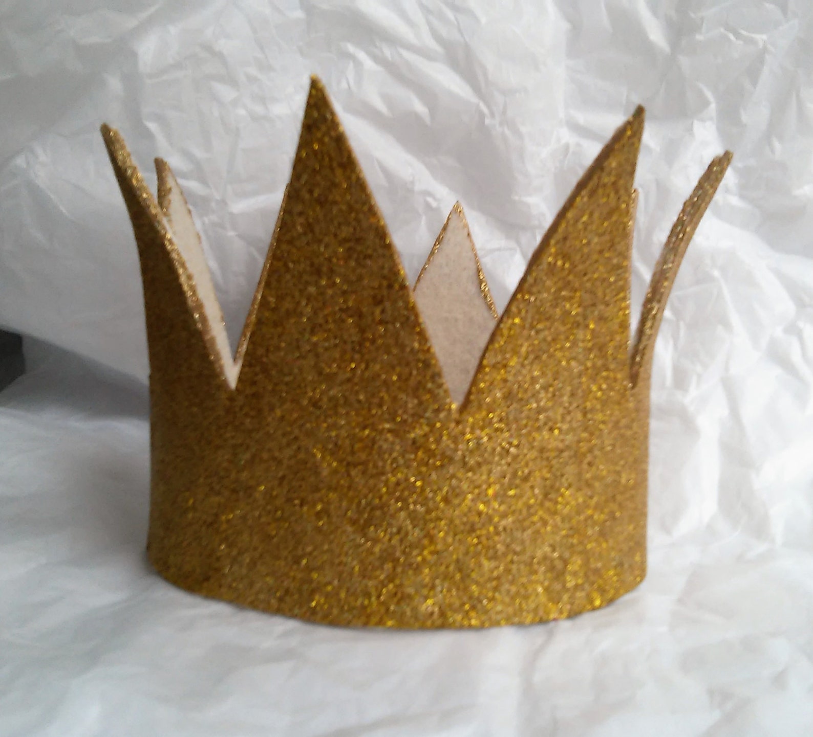 Small Gold Crown Sparkle Child Size 15 16 - Etsy