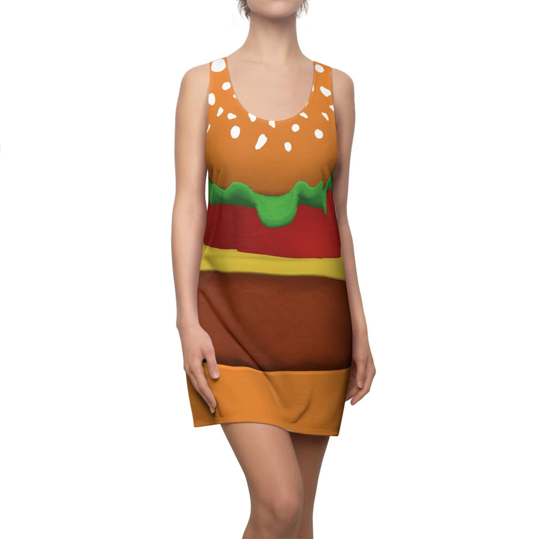 Cheeseburger Dress, Burger Costume, Funny Halloween, Unique Comfortable ...
