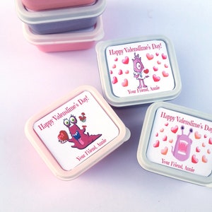 Valentine's Day Slime Pack 6 Love Monster Slime Classroom Treats Party ...