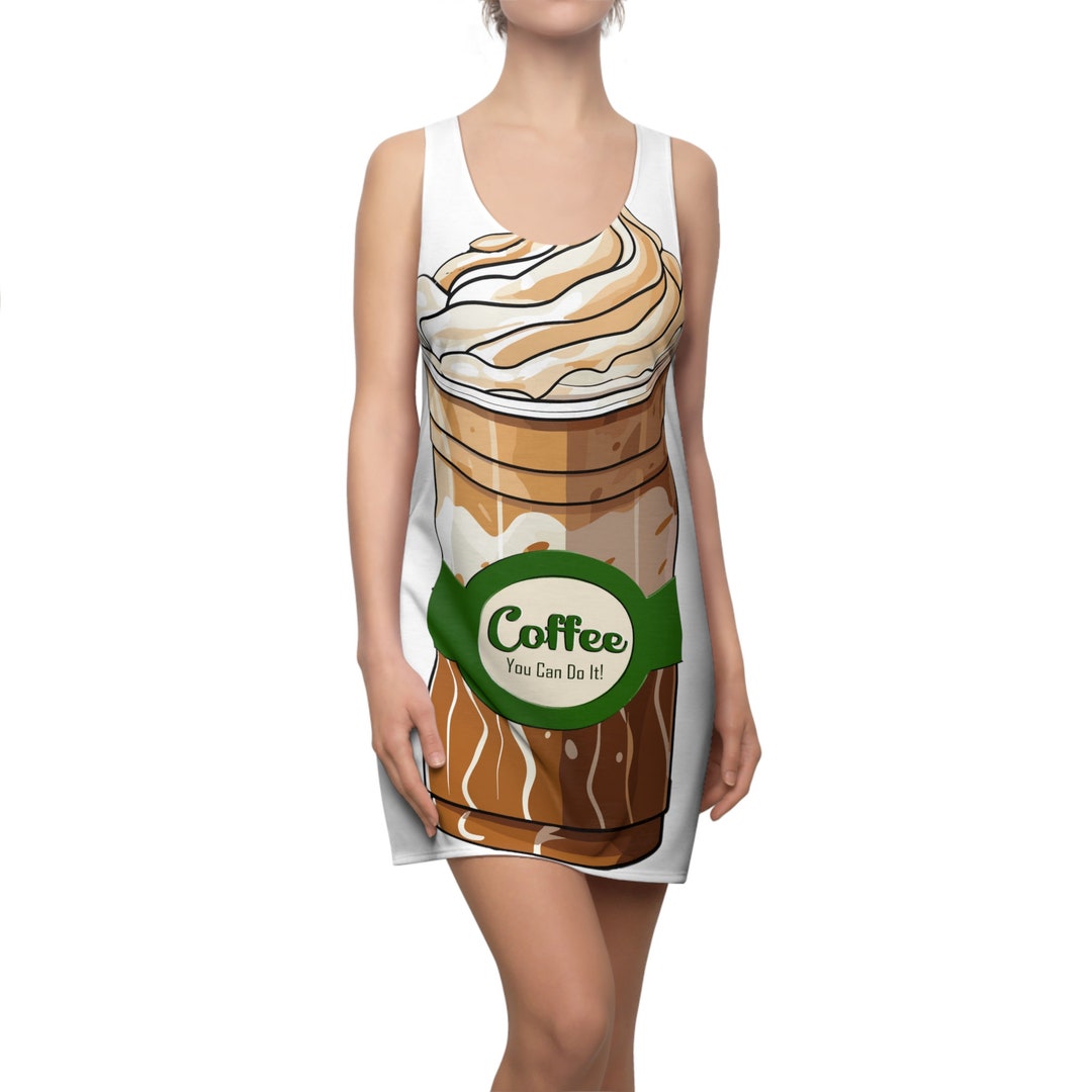 Iced Latte Dress: Funny Food Costume, Halloween Outfit - Etsy