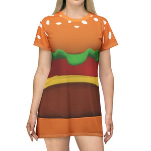 Cheeseburger Costume, Halloween Dress, Funny Unique, T Shirt Dress ...