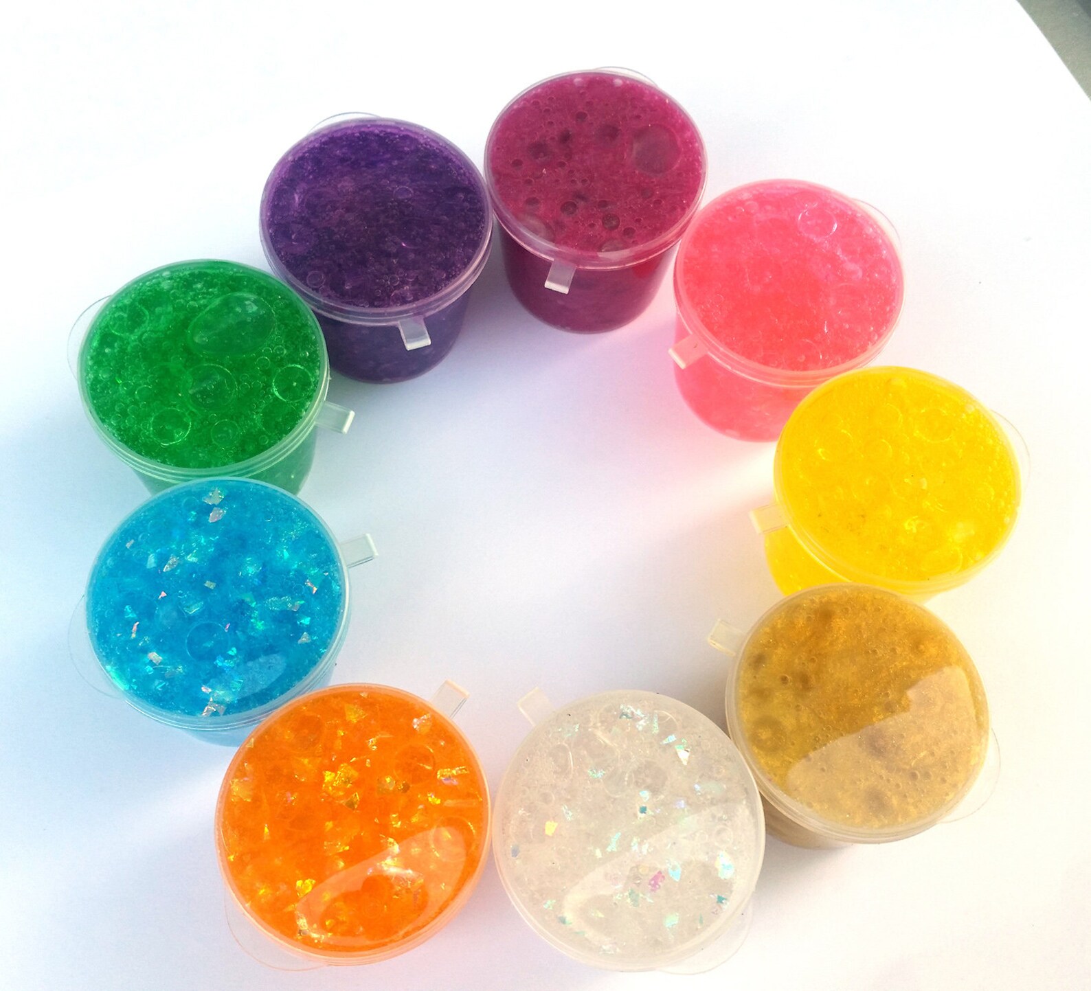 Fishbowl Slime Bundle Party Pack Slime Ice Rainbow Bundle Pack | Etsy