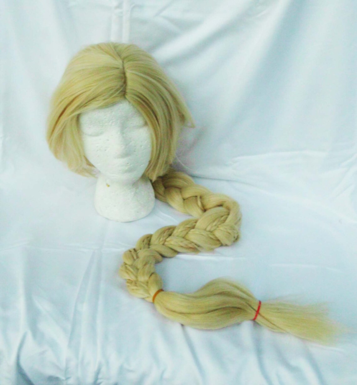 Rapunzel Wig Long Blond Braid Wig Braided Wig Light Blond - Etsy
