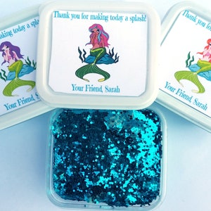 Mermaid Slime Pack of 3 Birthday Slime Classroom Treats Mermaid Party ...