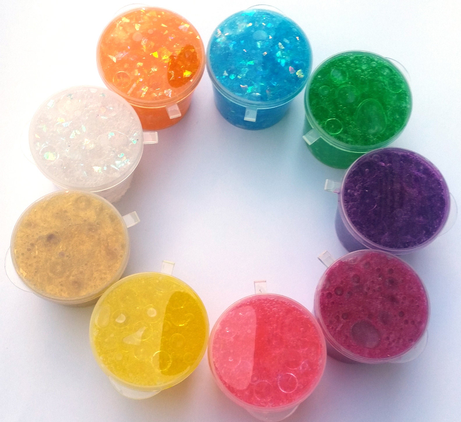 Fishbowl Slime Bundle Party Pack Slime Ice Rainbow Bundle Pack | Etsy