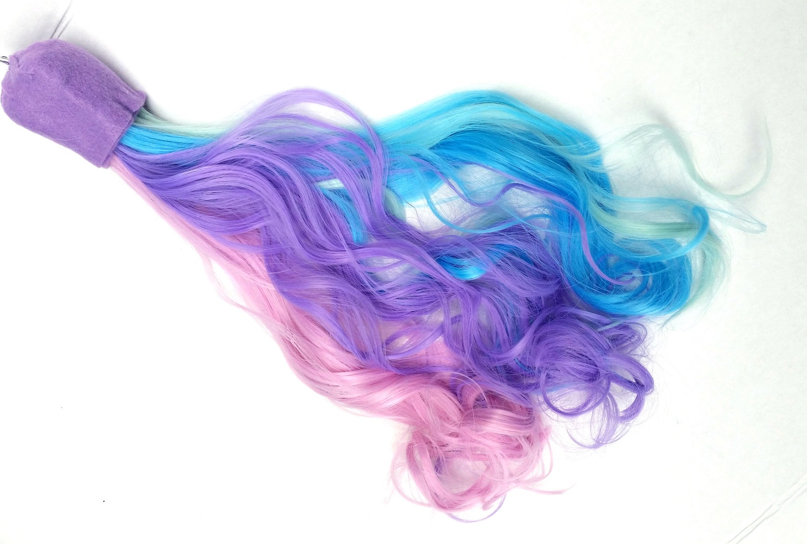 Pastel Rainbow Tail Celestia Unicorn Pony Horse Mlp Tail | Etsy