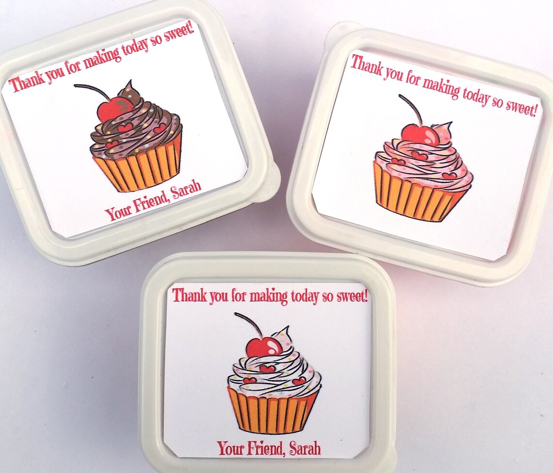 Cupcake Slime Pack of 3 Cupcake Slime Classroom Treats Party | Etsy