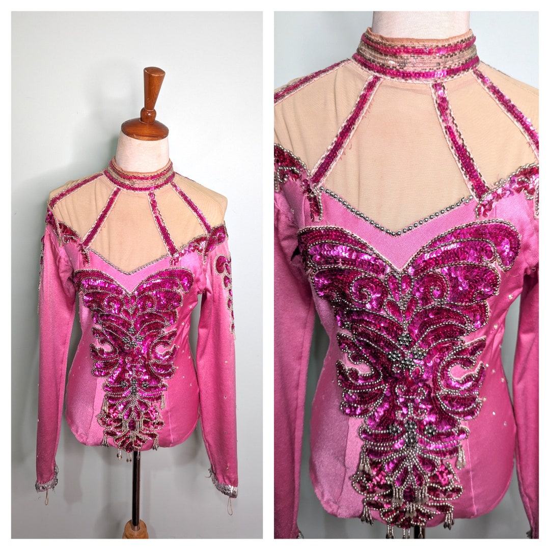 Vintage 1980s Showgirl Costume, 80s 90s ' Bob Murphy ' Costume , Pink ...