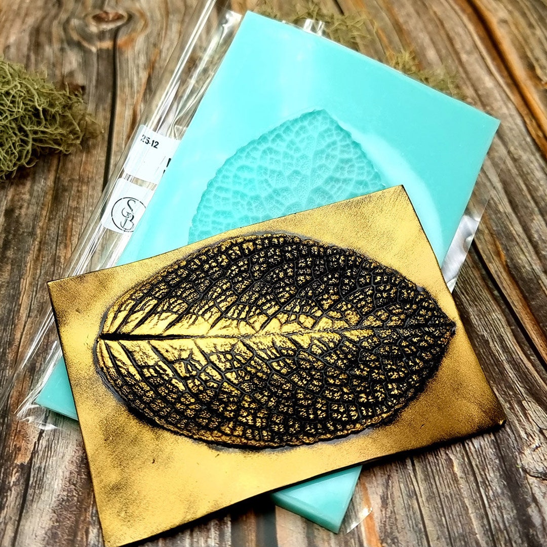Large Leaf Pattern - Handmade Real Leaf Texture-mold #3 - Etsy