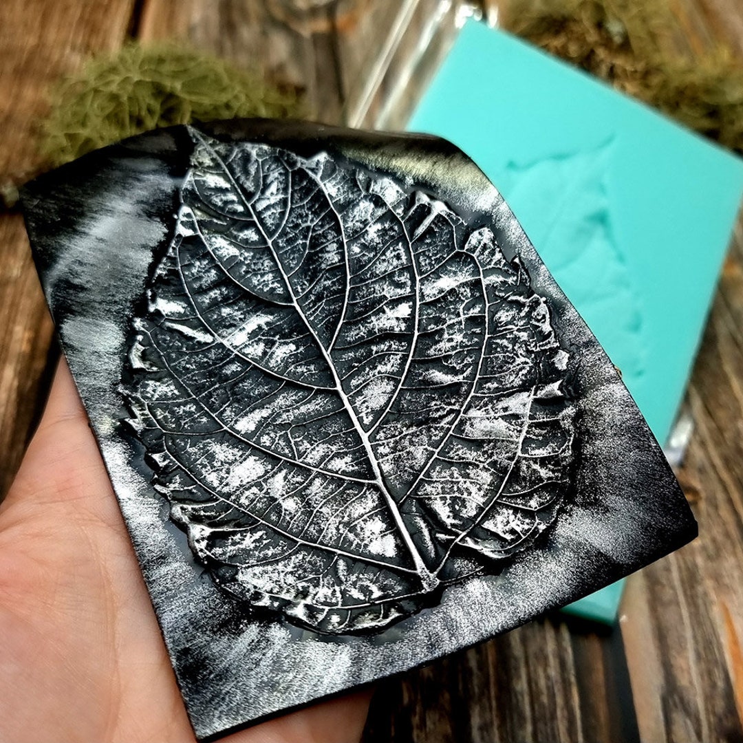 Large Leaf Pattern - Handmade Real Leaf Texture-mold #2 - Etsy