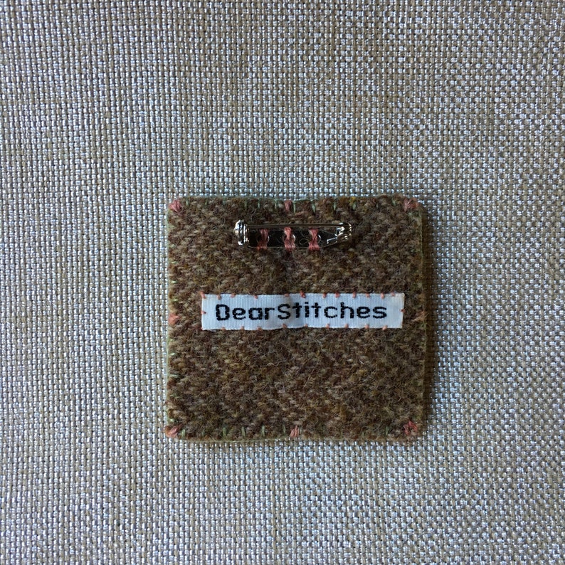 Wildflower Heart Wreath Pin - OOAK - Original Embroidery - Etsy