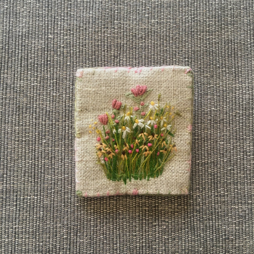 Little Meadow Pin - Original - OOAK - Etsy
