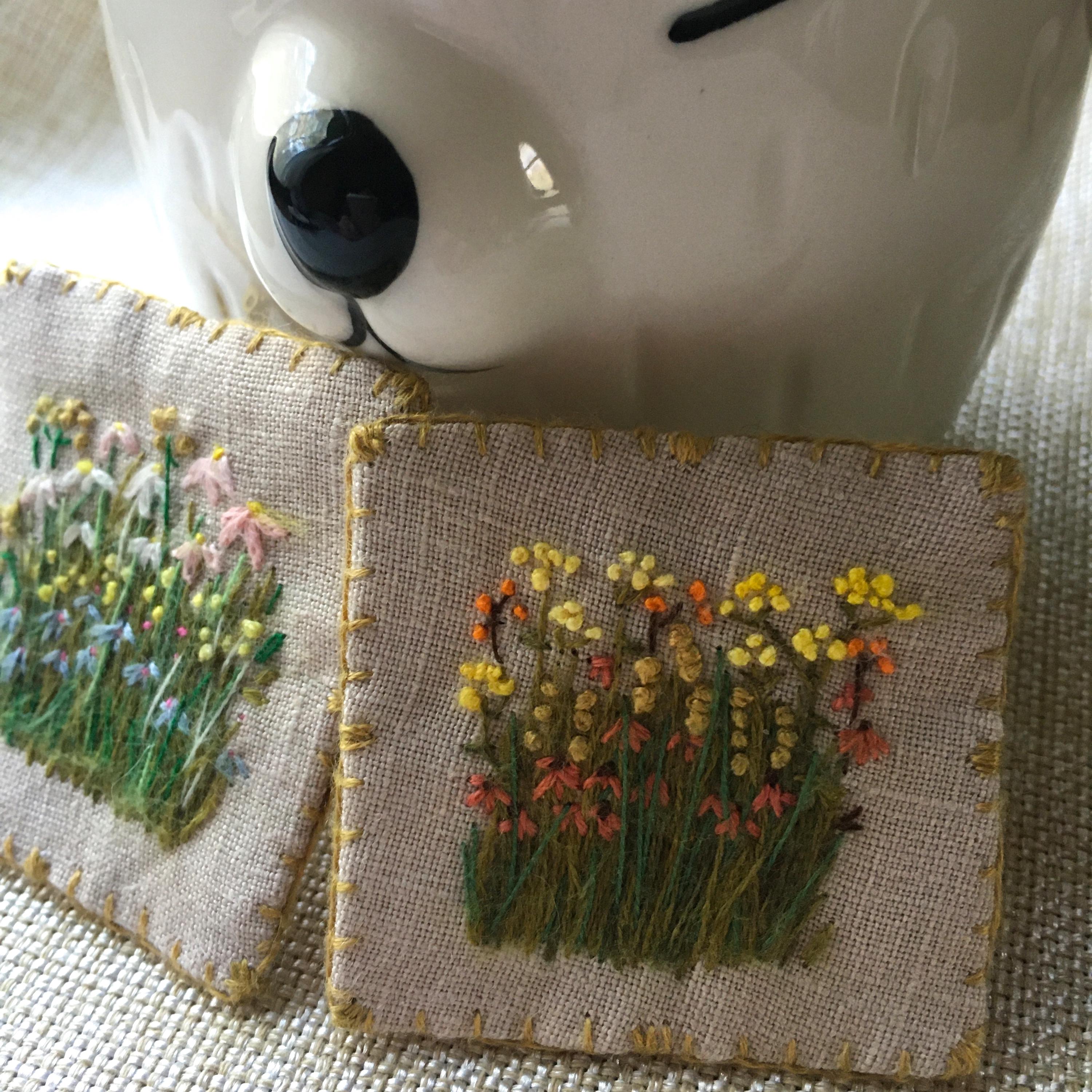 Little Meadow Pin - Original - OOAK - Etsy