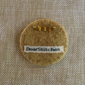 Round Little Meadow Pin Original OOAK - Etsy