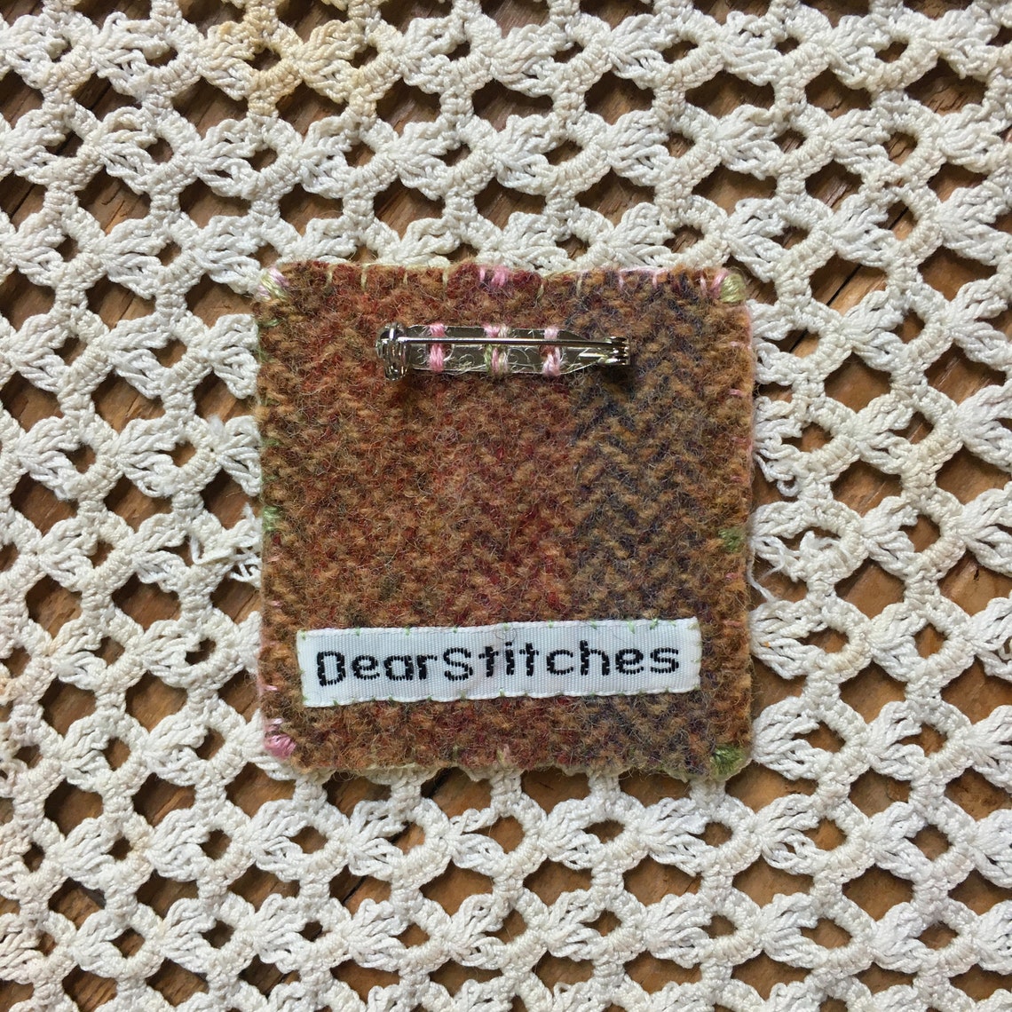 Little Meadow Pin - Original - OOAK - Etsy