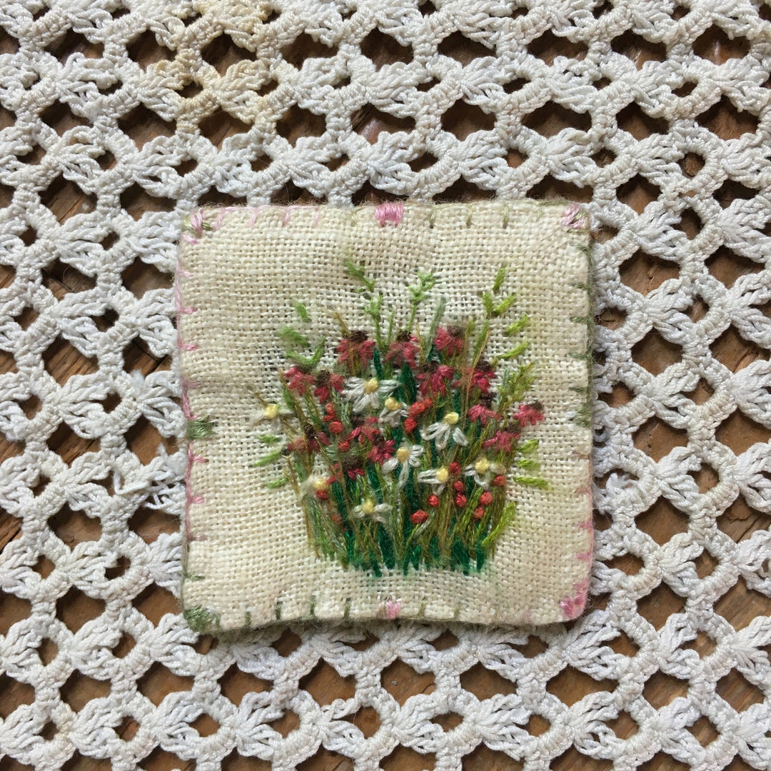 Little Meadow Pin - Original - OOAK - Etsy