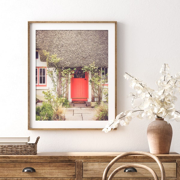 Red Door Print - Etsy