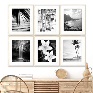 Hawaii Print, Set of 6, Unframed Photography, Aloha Art, Hawaiian Wall ...