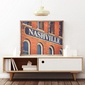Nashville Art Print, Nashville Photography, Downtown Nashville, Country ...