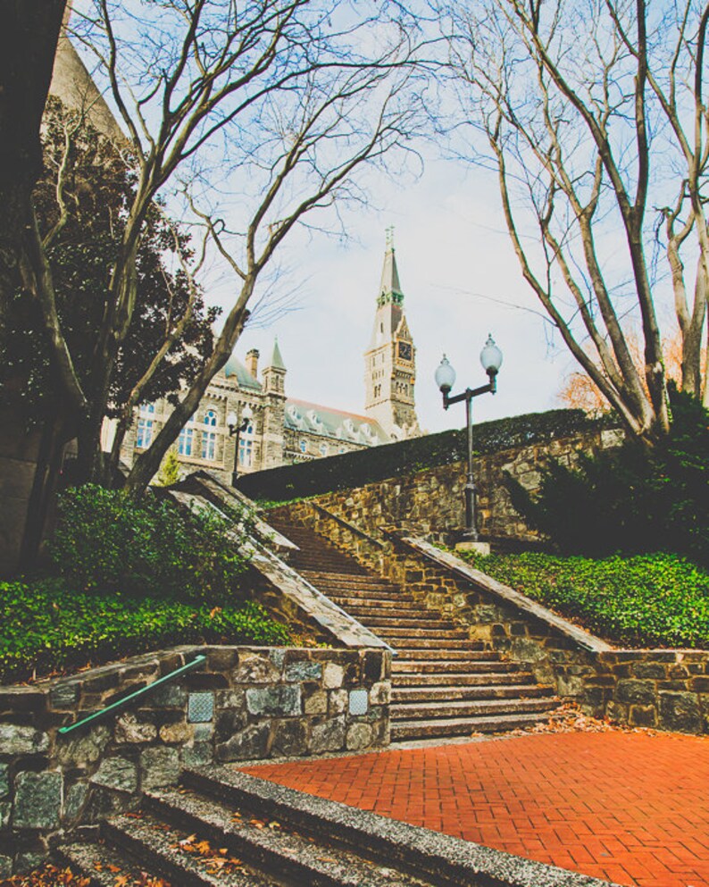 Georgetown Print Georgetown University Art Photography | Etsy