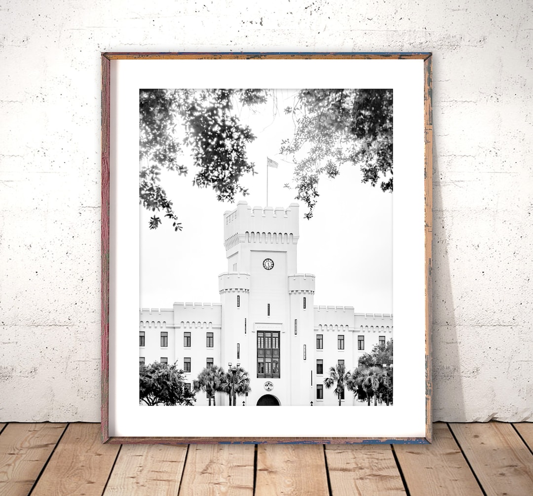 The Citadel Print Charleston Photography Unframed the - Etsy