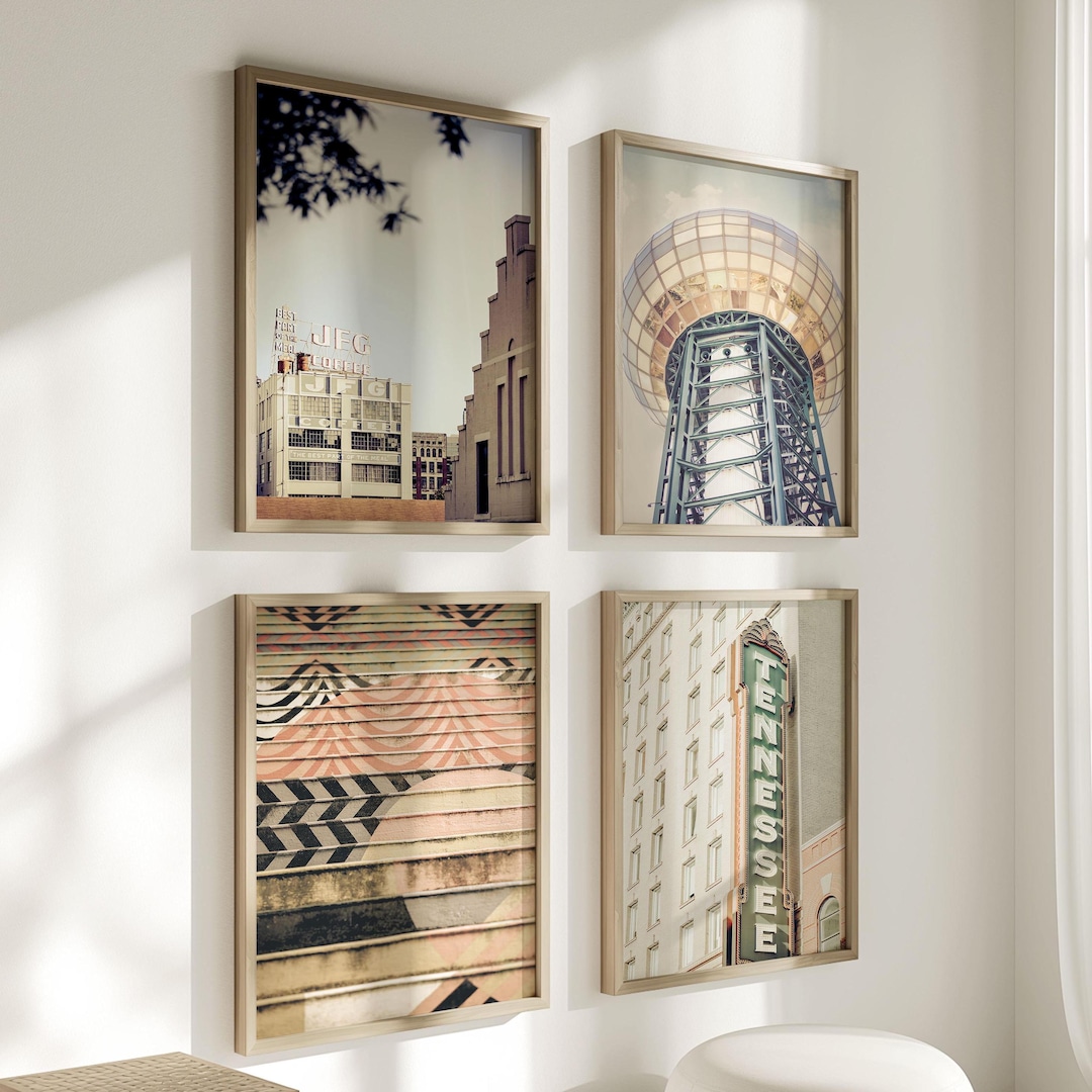 Knoxville Wall Art - Print Set of 4 - Unframed | University of ...