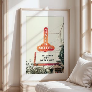 Austin Photography, Austin Texas Print, Austin Motel, Austin ...