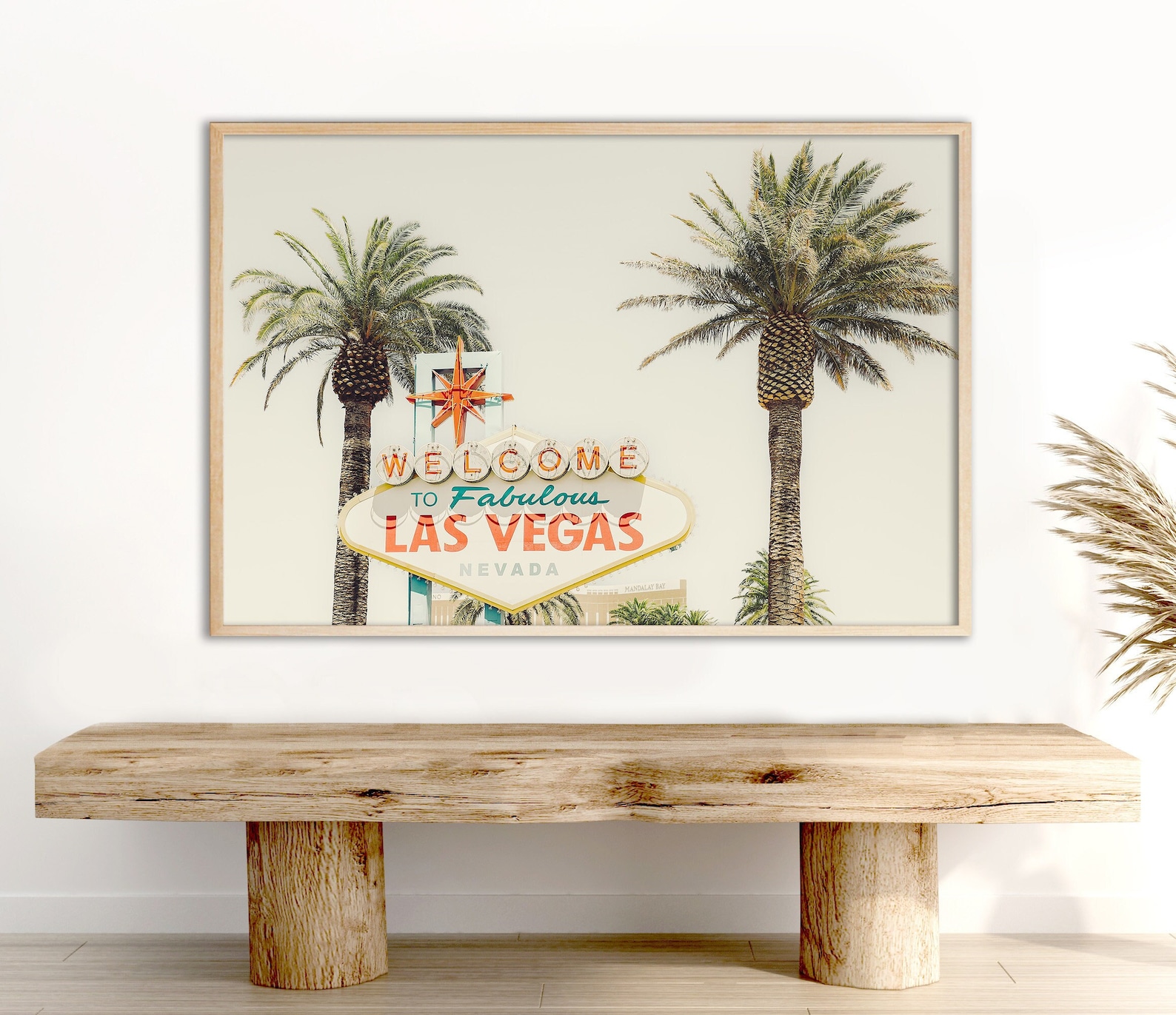 Las Vegas Wall Art Las Vegas Sign Vintage Las Vegas Print Downtown Las ...