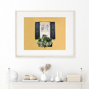 Charleston Art, Window Photography Unframed, Yellow Window Box Print ...