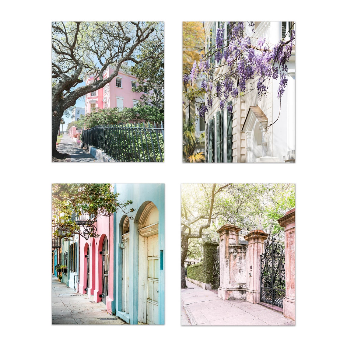 Charleston Wall Art Print Set of 4 Photography Unframed - Etsy