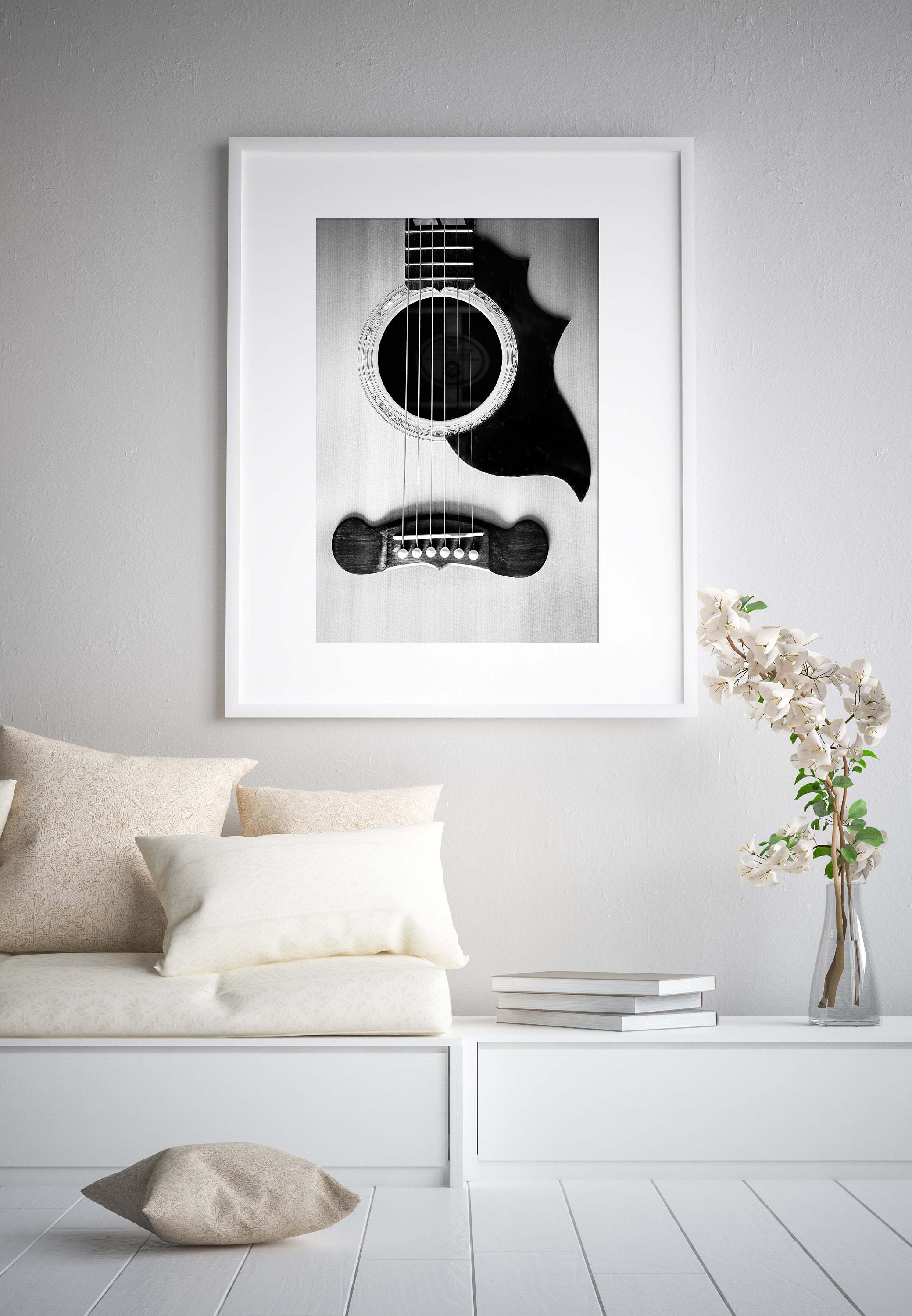 Guitar Art Music Print Guitar Photography Abstract Music | Etsy