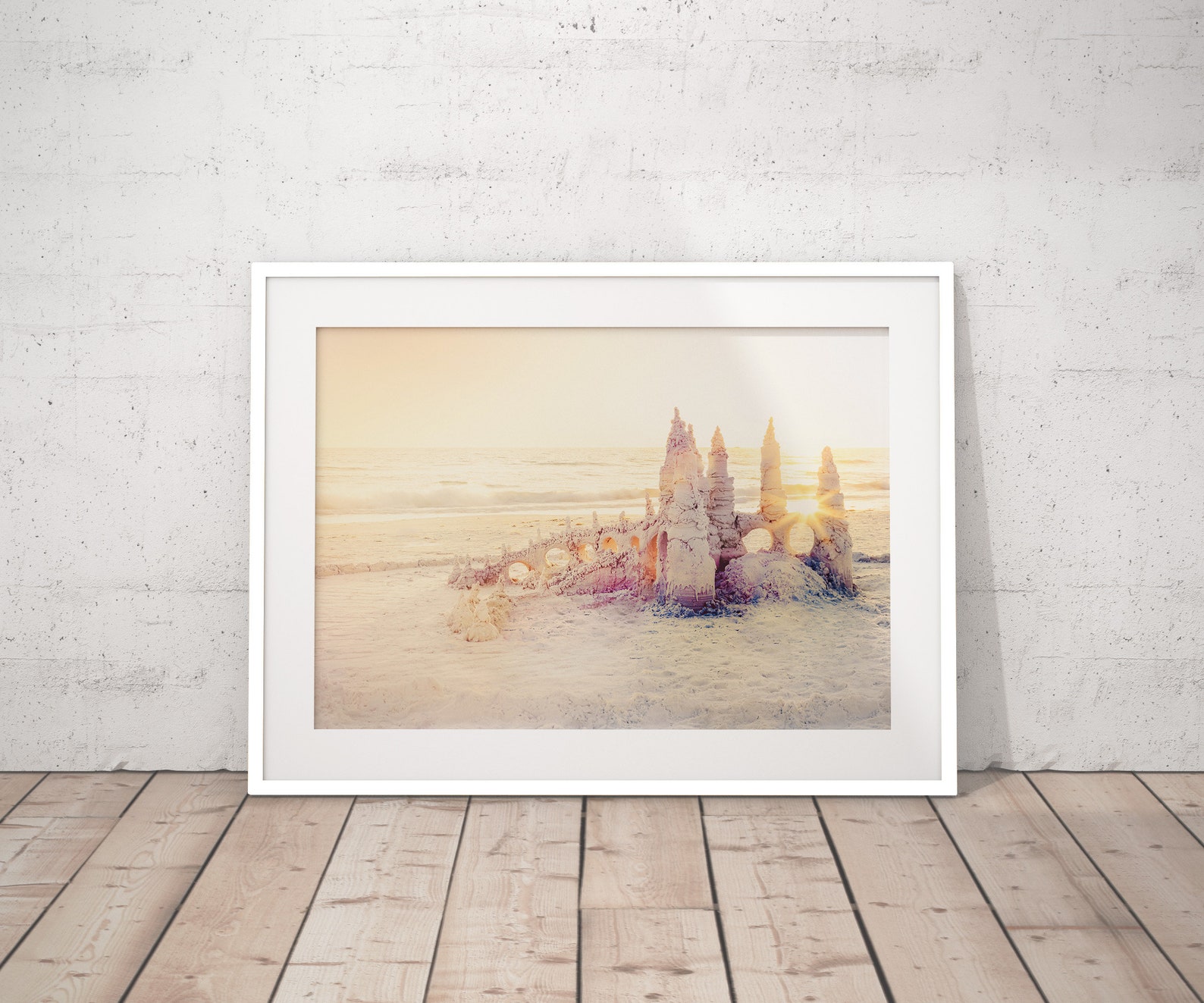 Sandcastle Art Beach Photography Print Coastal Decor - Etsy
