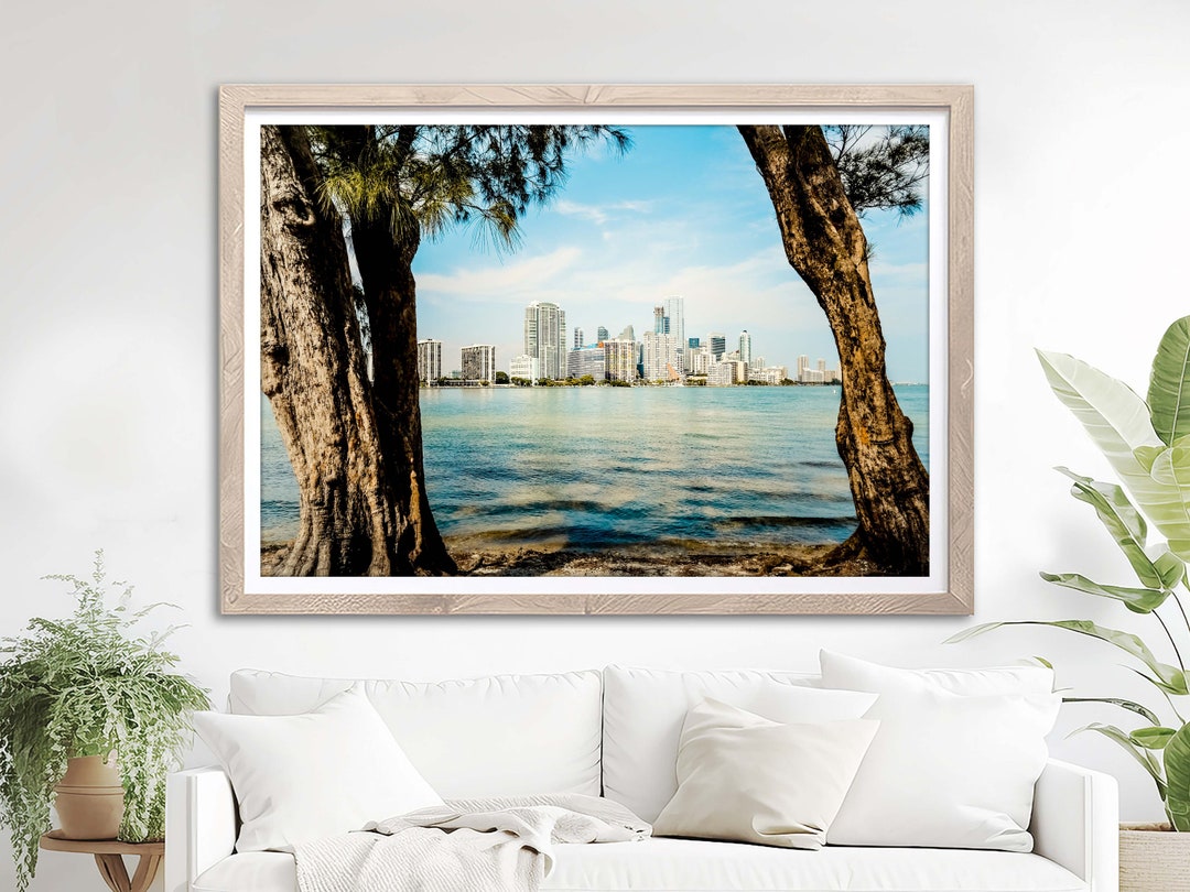 Miami Photography, Miami Skyline, Miami Beach Art, Florida Print, Miami ...