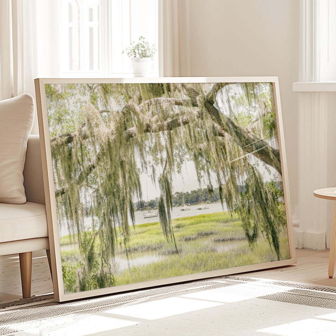 Marsh Print Charleston Art Lowcountry Landscape Beaufort SC Wall Decor ...