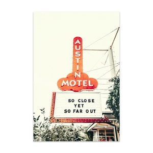 Austin Photography, Austin Texas Print, Austin Motel, Austin ...