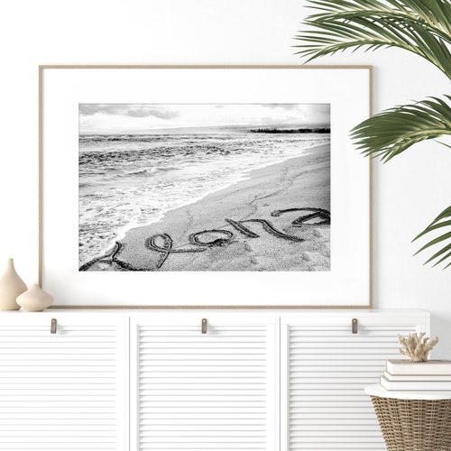 Kalo Print // Black and White Print // Hawaiian Wall Art // | Etsy