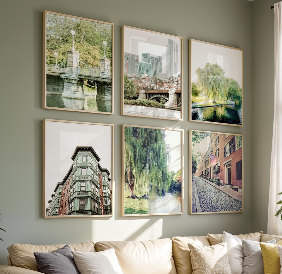 Boston Art, Boston Public Garden Print Boston Gallery Wall North End ...
