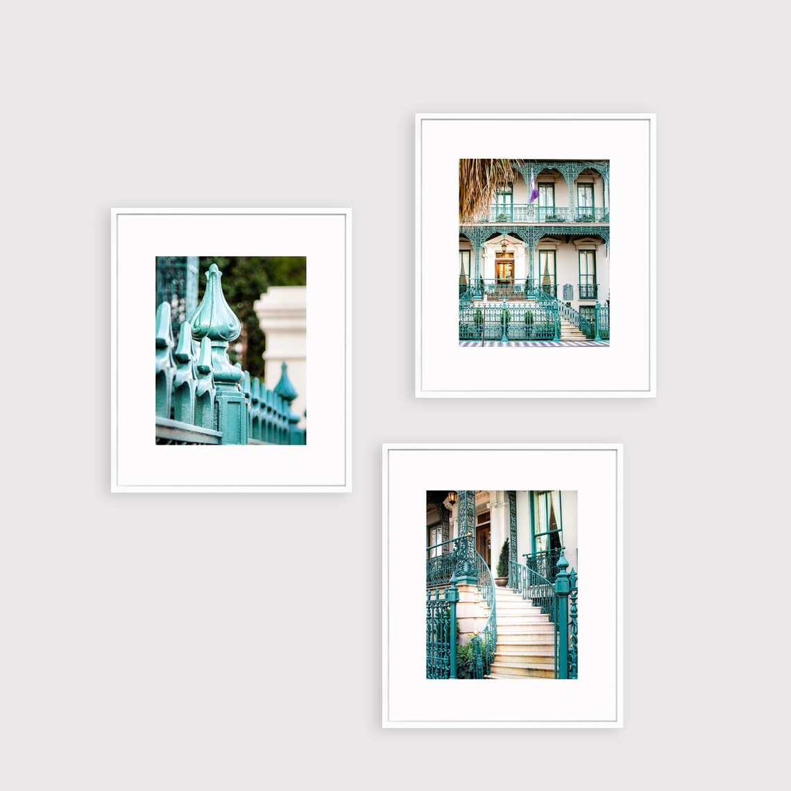 Charleston Art Photography John Rutledge Inn White Aqua Mint | Etsy