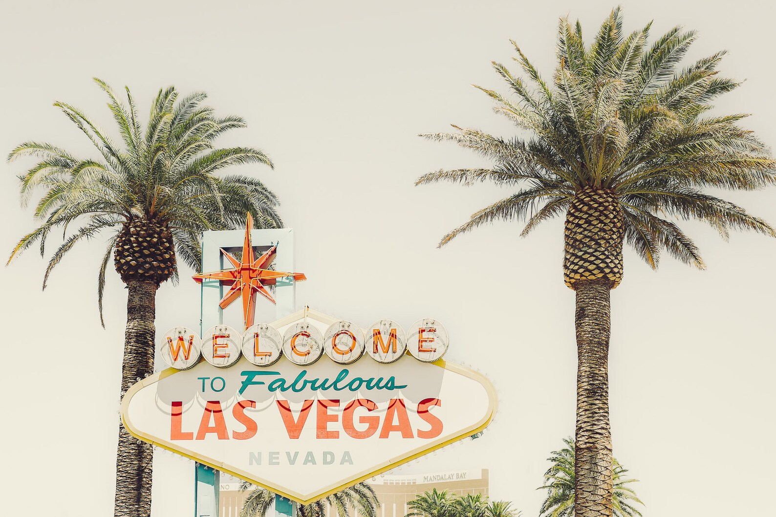 Las Vegas Wall Art Las Vegas Sign Vintage Las Vegas Print Downtown Las ...