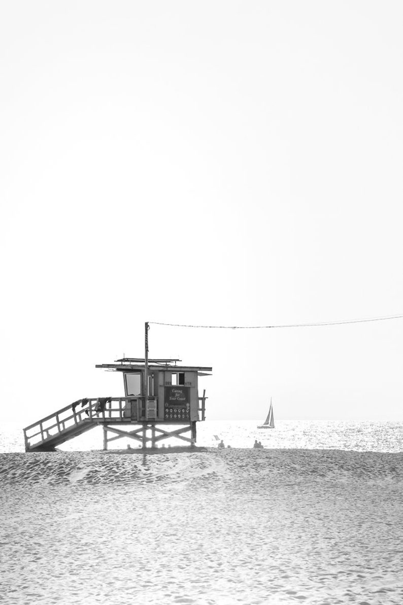 Los Angeles Photography Lifeguard Stand Print Beach Art - Etsy