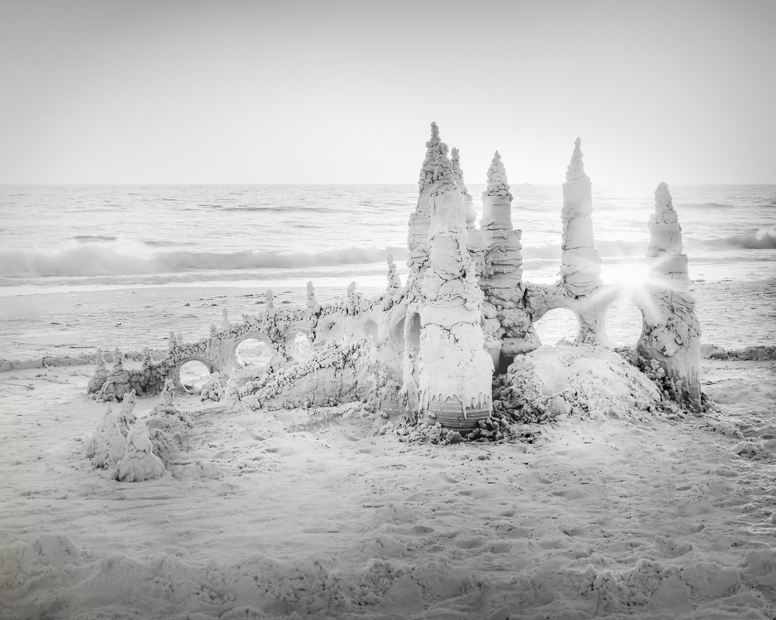 Sandcastle Art, Beach Photography Print, Coastal Decor, Nursery Art ...