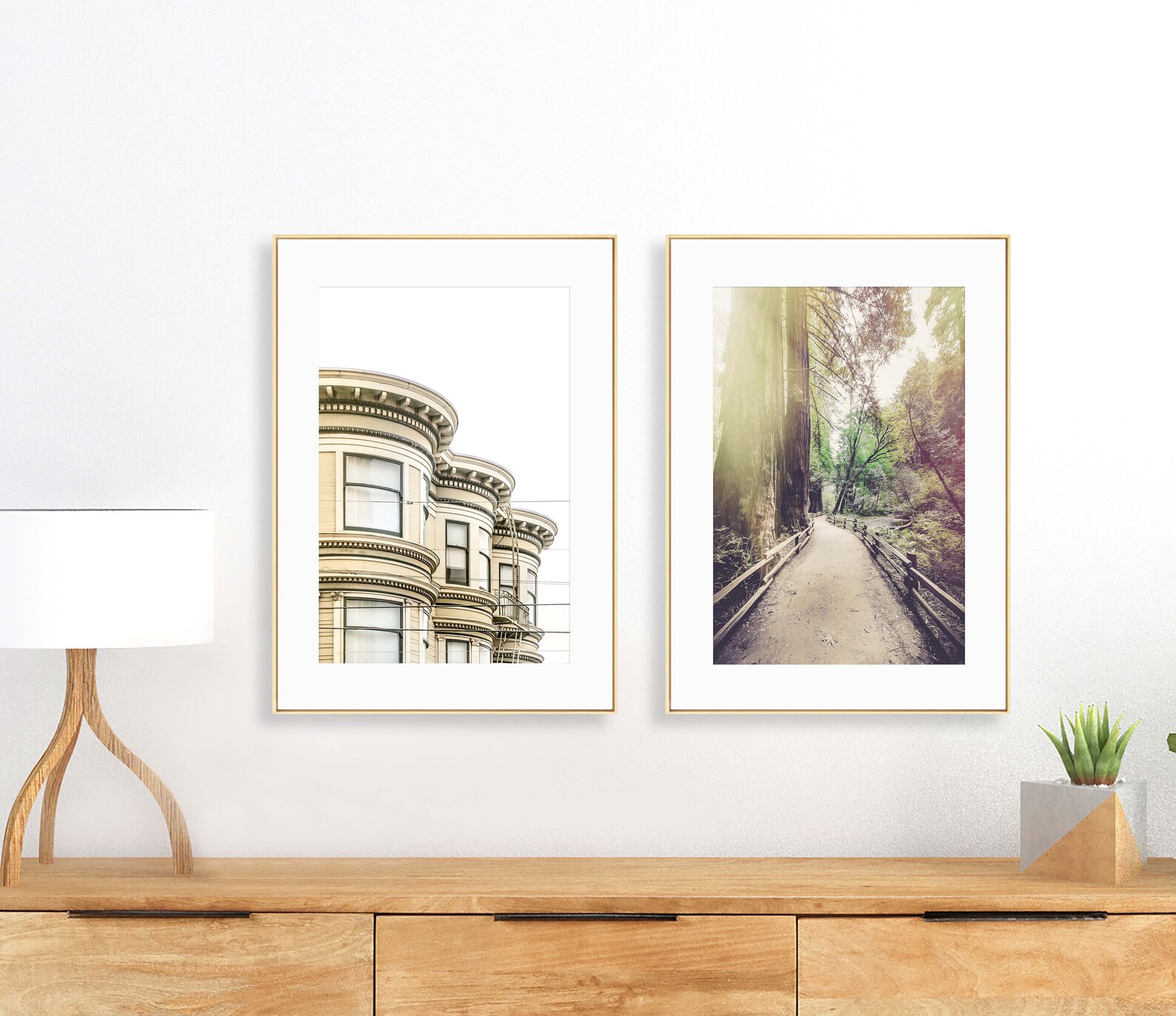 San Francisco Print Set of 2 Photography Unframed - Etsy