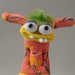Handmade Cute Plushy, Friendly Monster, Gift Under 40 Dollars, Therapy ...