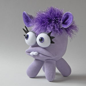 Friendly Monster Plushy, Funny Alien Stuffy, Grandkid Gift, Cute ...