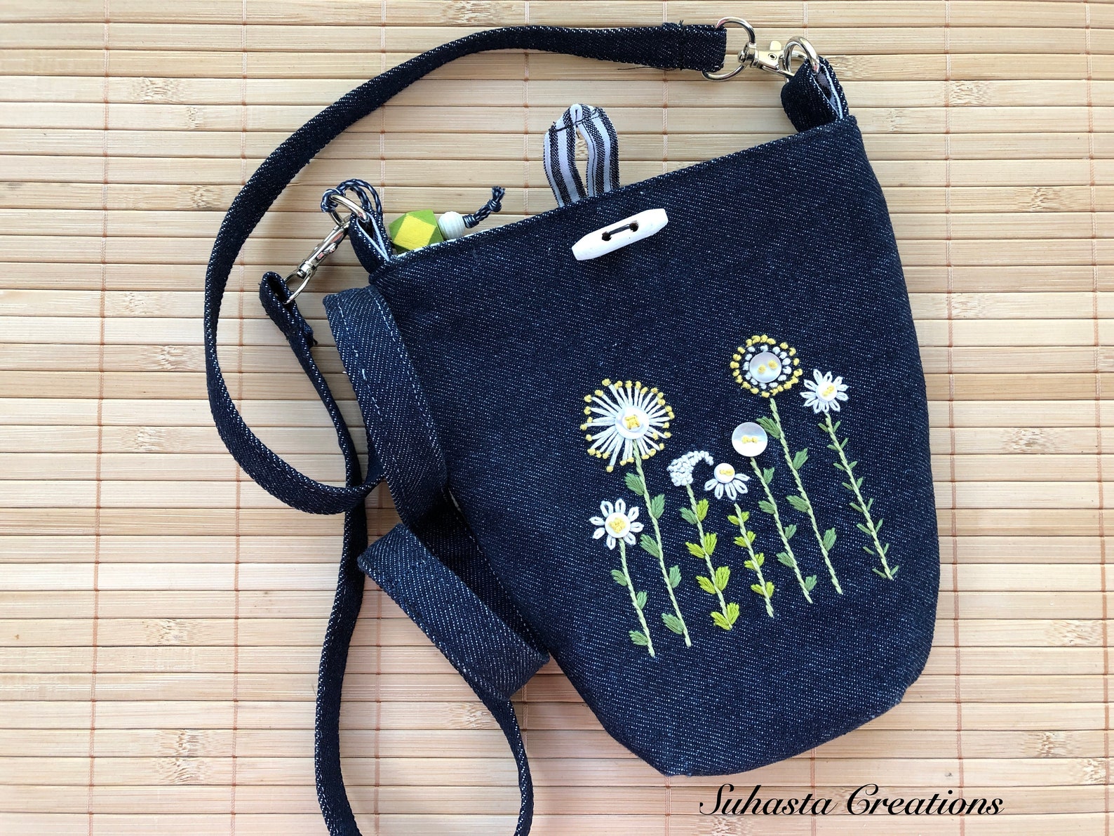 Small Denim Purse Blue Jeans Purse Denim Crossbody Bags for Teens Small ...