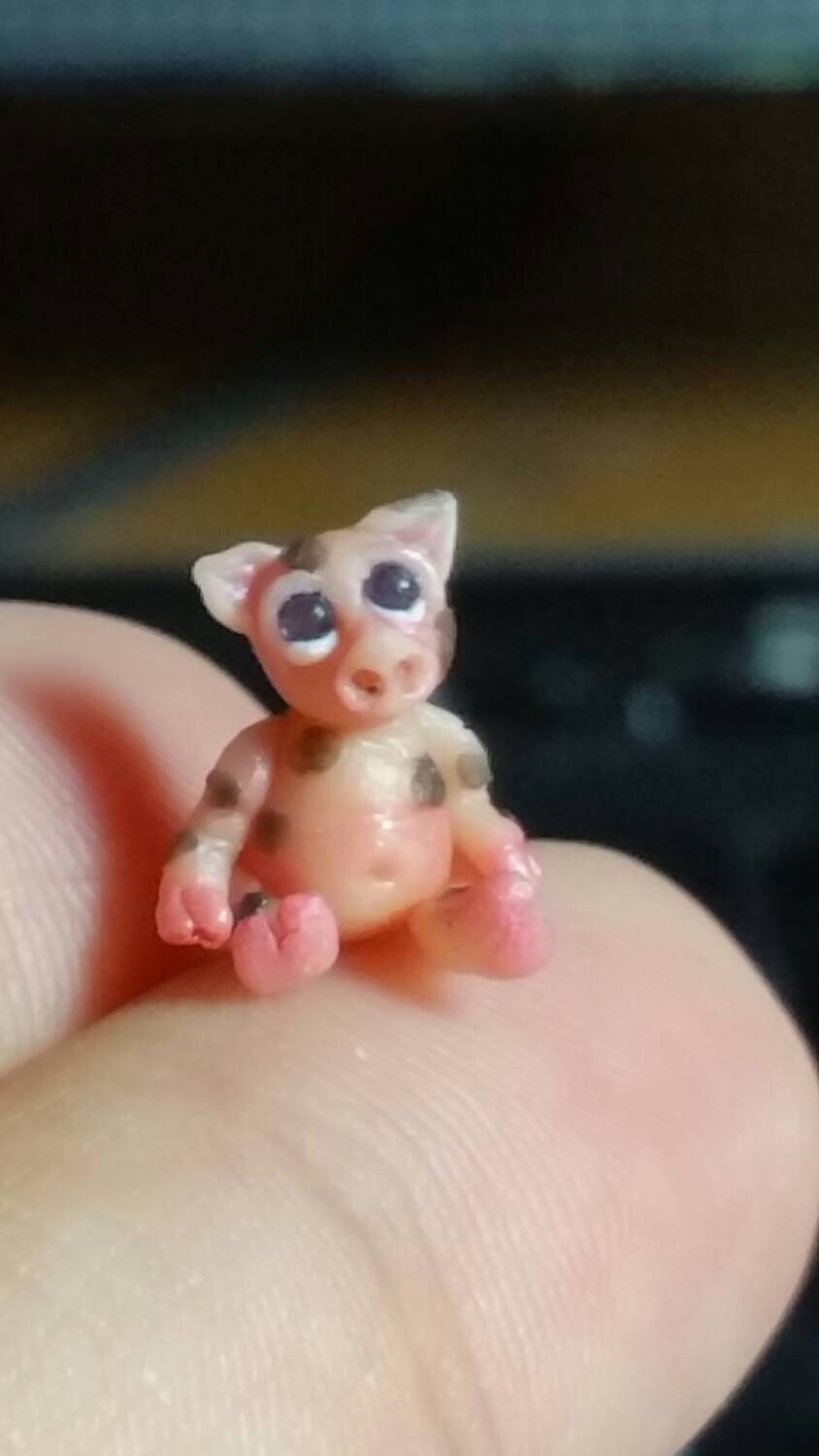 MADE TO ORDER Your Choice of One Micro Animal, Giraffe, Hippo, Zebra ...